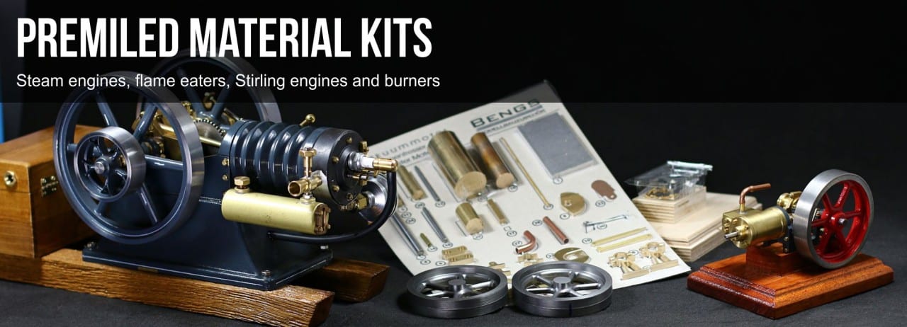 Bengs Modellbau - Material kits for steam engines and accessories