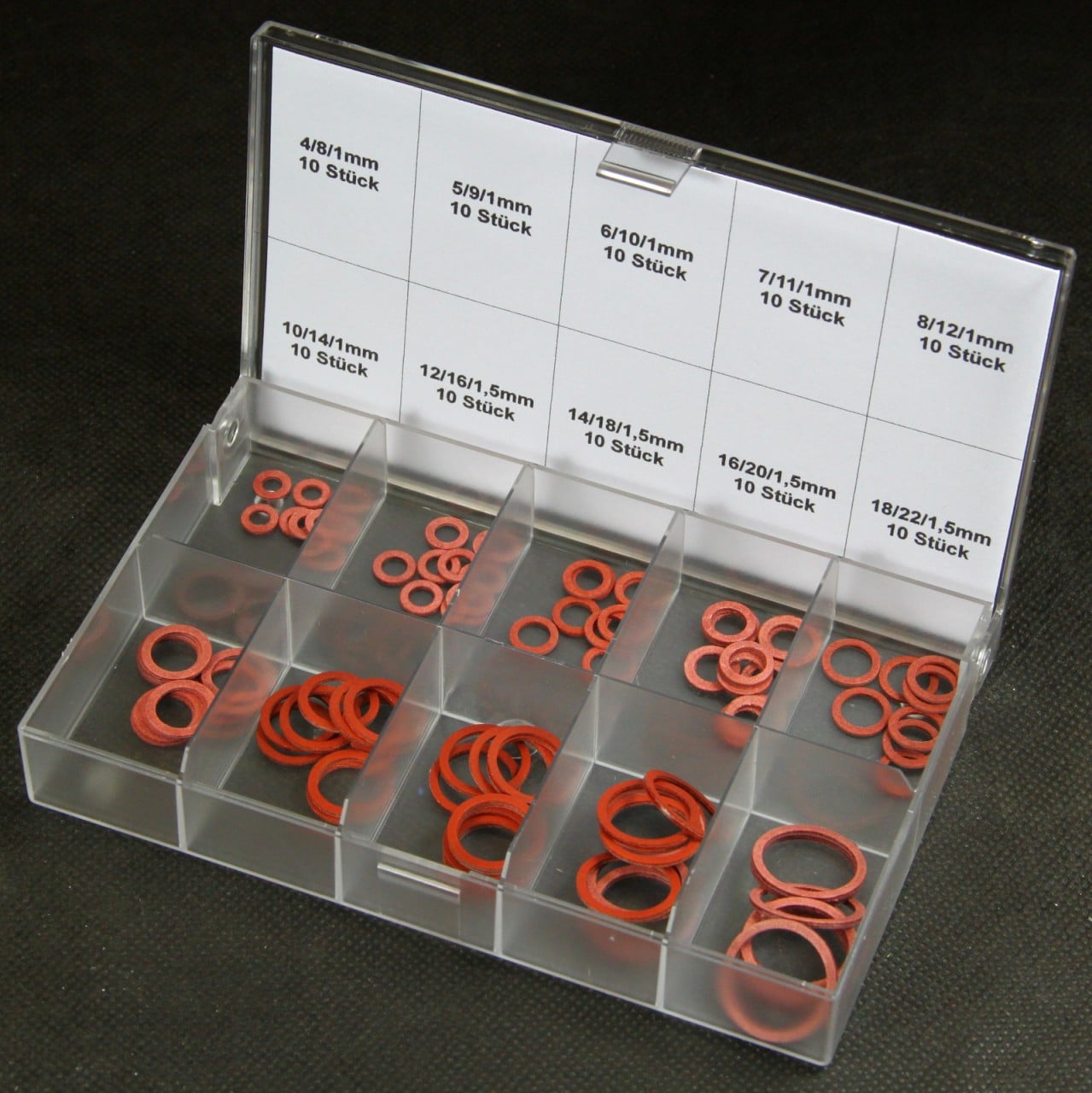 Vulkan fiber sealing